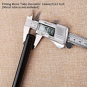 uxcell Shoe Rack Accessories Connectors, 16mm Inner Diameter for Repair Assembled Wardrobe 3 Way, Replacement of Parts 15 Pcs