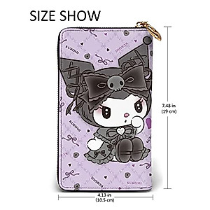 JunnLend Men'S Credit Card Wallet Long Wallet Leather Zipper Wallet, Women'S Multifunctional Wallet, One Size