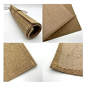 2 Pieces Waterproof Coffee Bar Mat -Big Cups/ Coffee Time, Burlap Coffee Maker Mat/Pad- Waterproof Coffee Station, Funny Coffee Lovers Gifts, Home Decor Parties Daily Use.