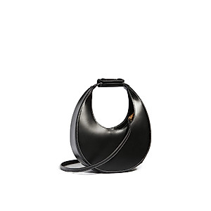 STAUD Women's Mini Moon Bag, Black, One Size