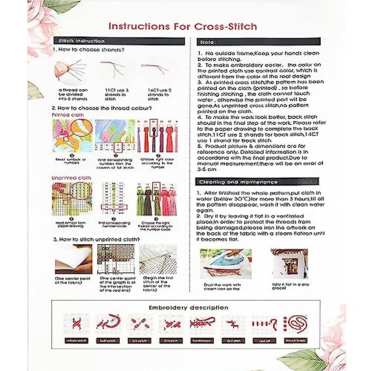 Halloween Cross Stitch Kits for Adults-Gnomes Stamped Cross Stitch Kits Needlepoint Counted Cross Stitch Kits for Beginners Adults Patterns Dimensions Embroidery Kits Arts and Crafts (11CT)