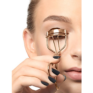 TPPICK Eyelash Curler Kit Metal Lash Curlers with Mascara Applicator Eyelashes Separator Comb & 6 Replacement Refill Pads (Rose Gold)