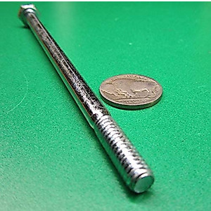 Grade 5 Zinc Steel Hex Bolts RH PT 1/4"-20 x 5.00" Length 50 pcs