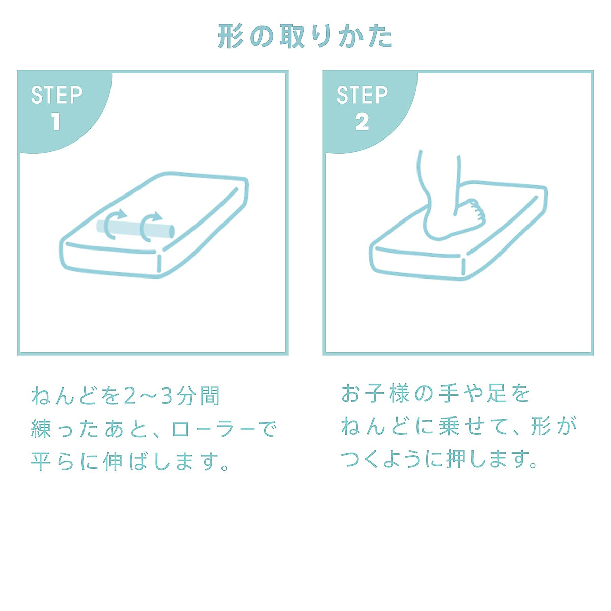 Pearhead Babyprints Deluxe Wall Frame, Reversible Pink & Blue Newborn Handprint and Footprint Photo Frame Kit, Clay Baby Prints Impression Kit, Gender-Neutral Baby Keepsake, Baby Nursery Décor, White