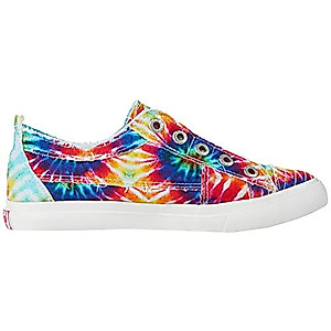 Blowfish Malibu Girls Play-k Sneaker, Rainbow Tie Dye, 2 Little Kid US