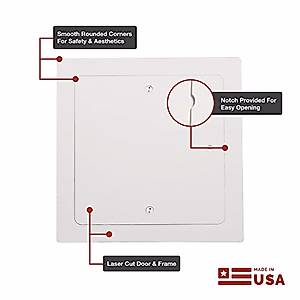 Linhdor Supreme 3000 16x16 Heavy Duty Metal Access Door W/ Neoprene Gasket USA Made