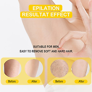 Sonobom Hair Removal Cream, Lemon Flavor, Painless, Non-Irritant for Sensitive Skin, 5.07 Fl oz, For Intimate Area, Arms, Legs, Underarms, Chest, Dermatologically Tested, Unisex