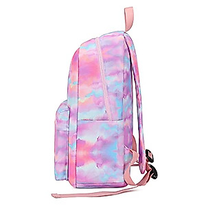 Swacort Backpacks Hot Pink Lightweight Backpack Women Casual Large Bookbag Canvas Daykpack Anti-Theft Durable Travel Backpack