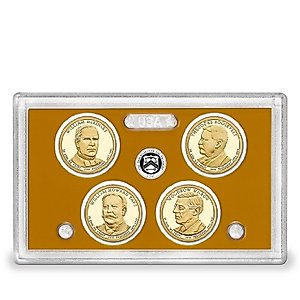2013-S Proof Presidential Dollar 4-coin Set - NO BOX