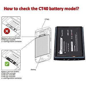 (5PCS) Youejoeq Replacement for Honeywell CT45 CT45XP CT40XP configurations with Metal Battery Latch Button,Fits Part NO.CT50-BTSC 318-055-067 318-055-H67 318-055-D67 Barcode Scanner