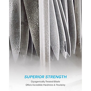 KYOKU 12" Slicing Knife, Samurai Series Brisket Knife for Meat Cutting with Pakkawood Handle, Japanese High Carbon Steel Meat Carving Knife for BBQ Brisket Turkey Ham Rib Roast Beef with Sheath & Case