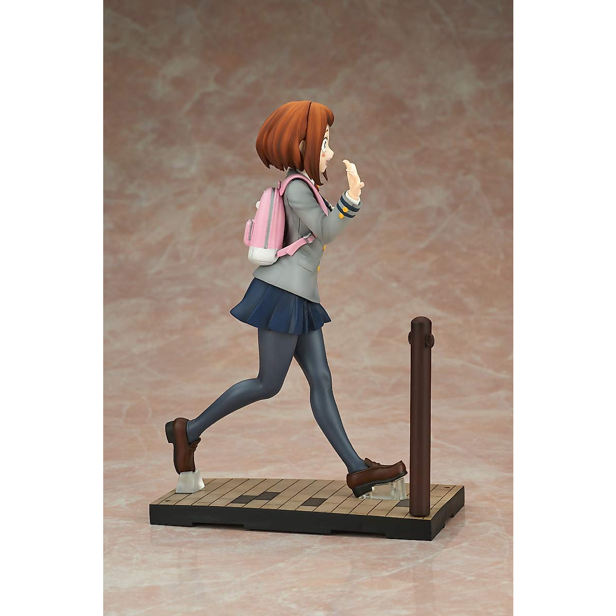 Bell Fine My Hero Academia: Konekore: Ochaco Uraraka (Uniform Version) 1:8 Scale PVC Figure, Multicolor