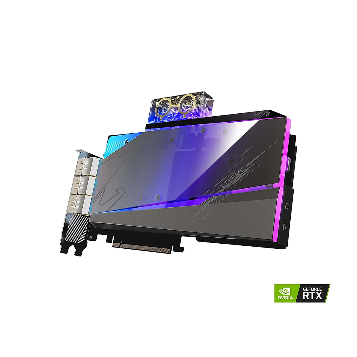 GIGABYTE AORUS GeForce RTX 3080 Xtreme WATERFORCE WB 12G Graphics Card & Water Block Cooling System, 12GB 384-bit GDDR6X, GV-N3080AORUSX WB-12GD Video Card