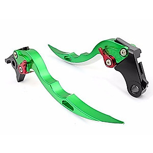 Niree Blade Brake Clutch Levers for Yamaha YZF R6 1999-2004 YZF R1 2002-2003 FZ1 FAZER 2001-2005 R6S USA VERSION 2006-2009 R6S CANADA VERSION 2007-2009 Green