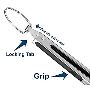 BBQ Set Heavy Duty grilling Utensils 3 piece set. Spetula, Fork Tong. (3 Piece)