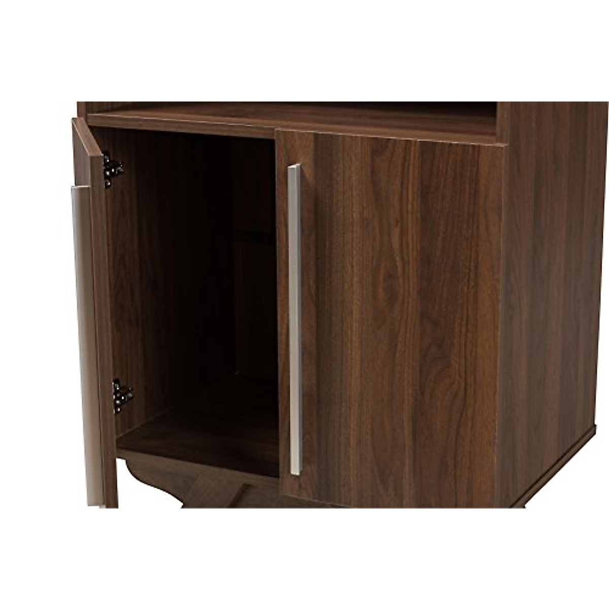 Baxton Studio Ashanti Wood Bookcase