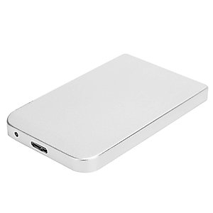 USB to 3.0 2.5 Inch Portable Mobile Hard Drive, 80G 120G 250G 320G 500G 1TB 2TB Universal External Hard Drive for Computer Monitors and Laptop, Silver(320G)