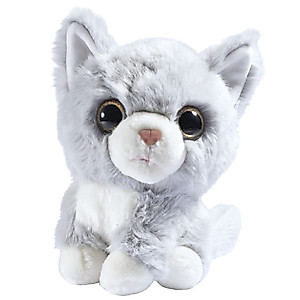 Vet Center Pretend Pet Hospital Playset- Wooden Animal Interactive Medical Checkup Set with Toy Cat, X-Ray Cards Stethoscope & Veterinarian Medical Accessories, Fun Doctor Role Play Gift for Kids