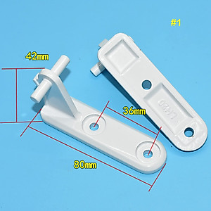 XHSESA Universal Refrigerator Door Hinge Replacement Door Shaft for Midea Little Swam Royalstar Refrigerator Repair Accessories