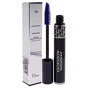 Christian Dior Show Waterproof Backstage Makeup Mascara, No. 258 Catwalk Blue, 0.38 Ounce