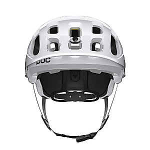 POC Tectal Race MIPS Cycling Helmet Hydrogen White/Opal Blue Metallic/Matt MED