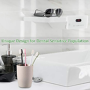 Patelai 16 Pieces 20000 Bristle Toothbrush Extra Soft Toothbrush Micro-Nano Manual Toothbrush Adult Toothbrush with 20000 Soft Bristle for Fragile Gums Adult Kid Children (White Brush Head)