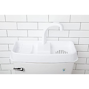 Sink Twice Adaptable for tanks 17.5” – 20.5" (measured with tank lid off)