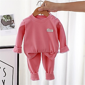 TBUIALL Prime Today Deals Baby Brown Cow Costume Babygirl 1St Birthday Outfit Baby Girl Clothes Pack Brown Infant Clothes Sisters Baby Toddler Clothes (Pink, 3-4 Years)