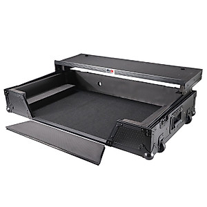 ProX XS-XDJXZWLTBL ATA Flight Case ATA Flight Case For Pioneer XDJ-XZ DJ Controller with Laptop Shelf 1U Rack Space and Wheels - Black
