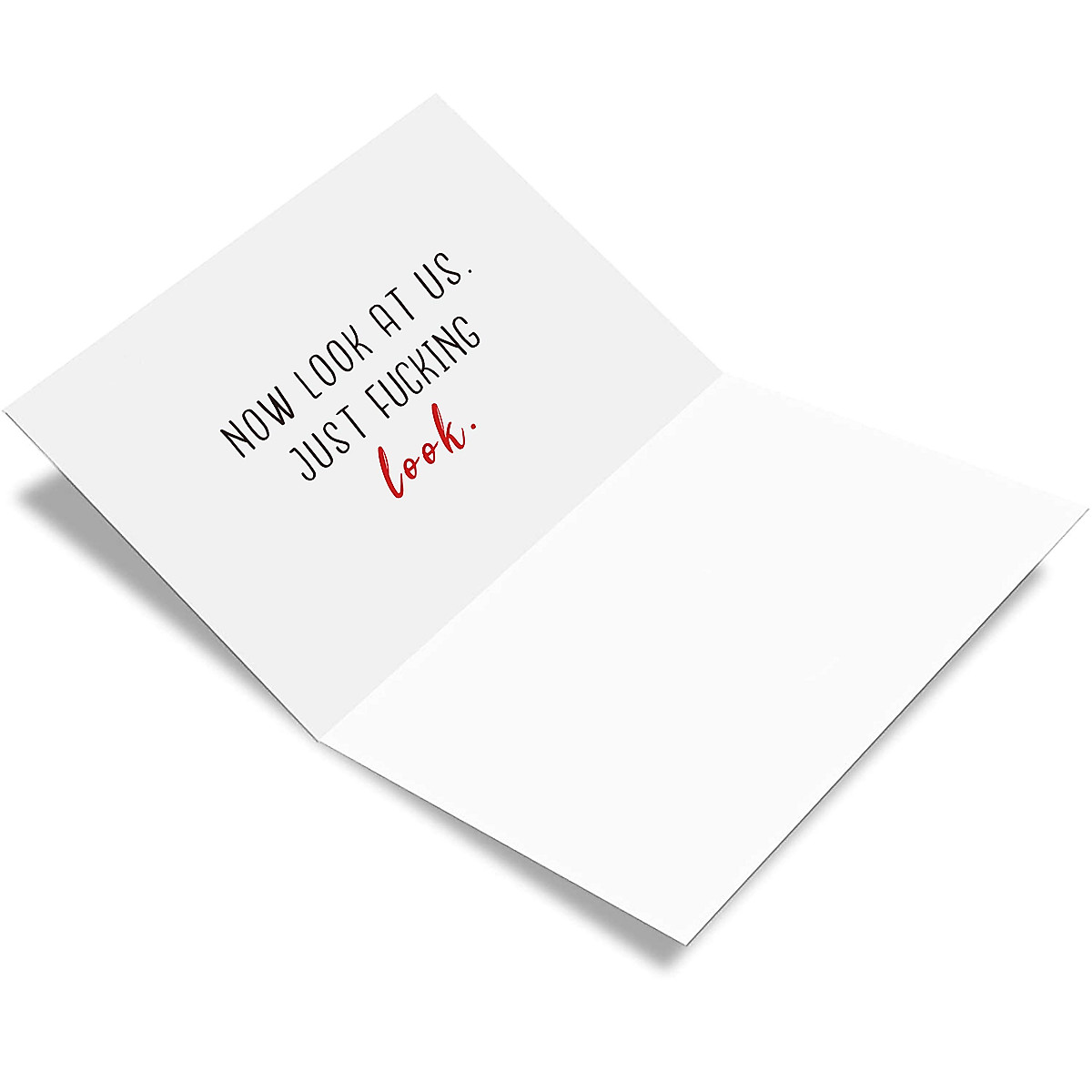 Kirynurd Funny Birthday Card, Double Sided Sarcastic Bday Greeting Card For Friend Relative, We Wanted To Be Adults So Bad...