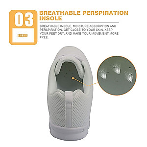 JoyLamoria Casual Sport Running Shoes Lightweight for Women Autism Mom Design Air Mesh Walking Sneakers US 8