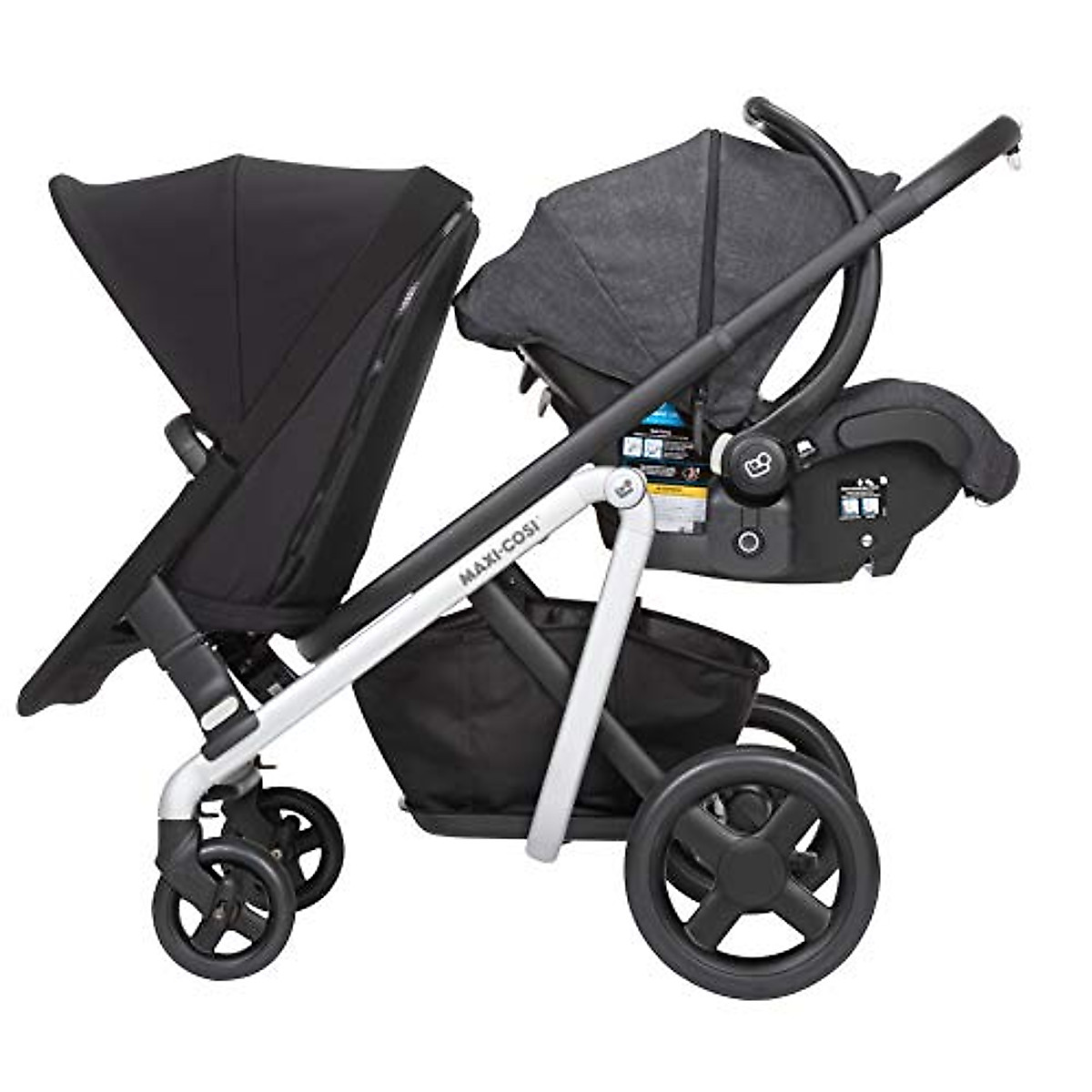 Maxi-Cosi Lila Modular Stroller Duo Seat Kit, Nomad Black, One Size