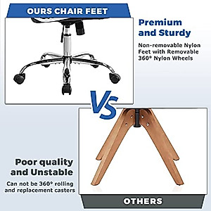 ZUNMOS Home Gaming Ergonomic Office Flip-up Armrest and Height Adjustable Desk Splicing PU Leather Computer Chair with Lumbar Support, Grey