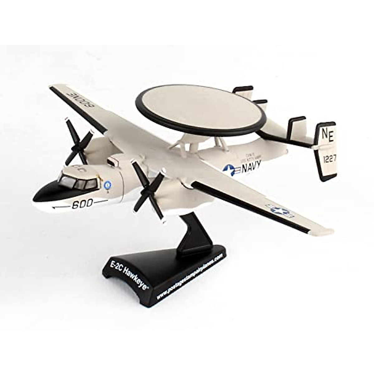 Daron Worldwide Trading Postage Stamp USN E-2C Hawkeye 1/145 Vaw-116 Sun K Airplane Model