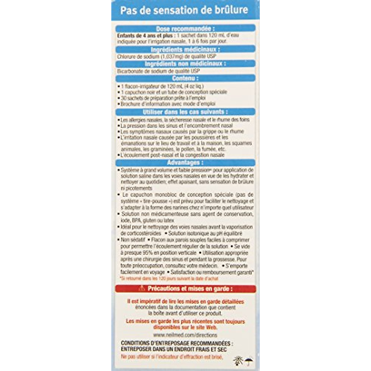 NeilMed Sinus Rinse Pediatric Starter Kit, 30 Count