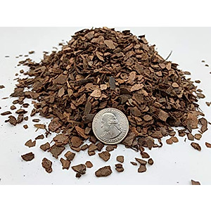 Pine Bark Fines for Bonsai, Orchids and Other Potted Plant Soil mixes. 1/4" Particle Size, 2 Quart re-sealable Bag by The Bonsai Supply