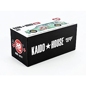 1971 Datsun 510 Wagon Hanami V1 Green (Designed by Jun Imai) Kaido House Special 1/64 Diecast Model Car by True Scale Miniatures KHMG013