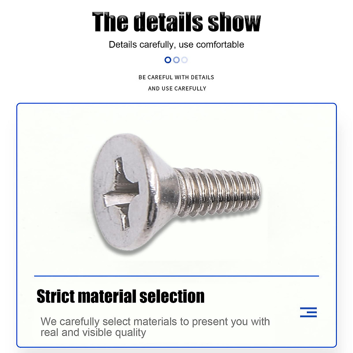 Dewkou 4 PCS Braking Disc Rotor Screws Kit, Stainless Front Rear Braking Set Bolts, Suitable for Honda Hyundai and Kia Models Best Alternative to Mazda (Silver)