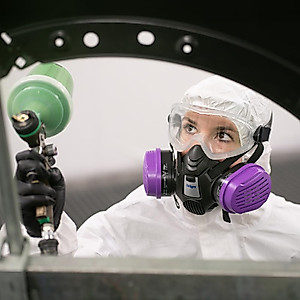 Dräger X-plore Combination Cartridge for Organic Vapors, Oil and Solid Particulates (OV/P100) | 2 Pieces | NIOSH-Approved X-plore 5500 Full-Face & 3300/3500 Half-Face Respirator Masks