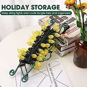 ABUNRO 8pcs Christmas Lights Storage Holder Cord Storage, 16in Holiday Light Storage Holder for Electric Cords, String Lights with Each Holds Up to 160ft