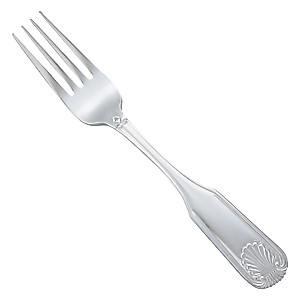 Winco 12-Piece Toulouse Salad Fork Set, 18-0 Extra Heavy Weight Stainless Steel, Silver