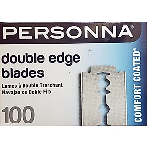 Personna Double Edge Razor Blades in White Wrapper 100 count