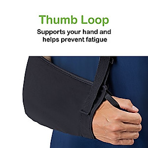 Think Ergo Arm Sling Air: Breathable Medical Sling with Padding on Strap. For Broken & Fractured Bones, Shoulder & Rotator Cuff Support