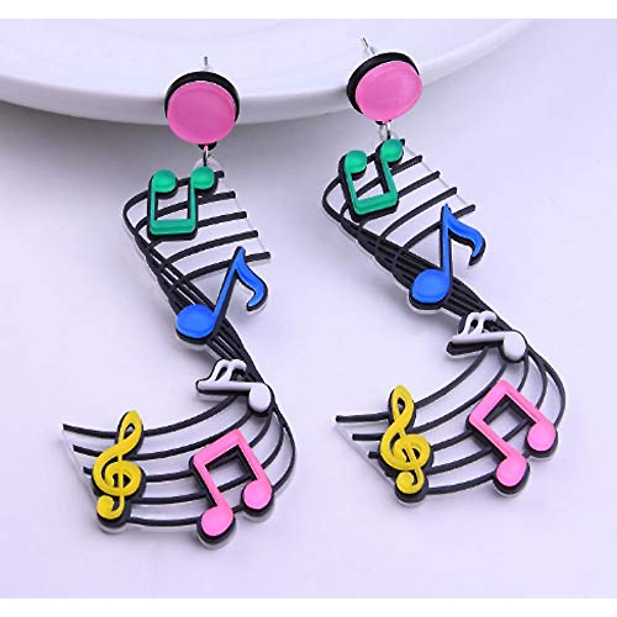 CutieJewelry Music Notes Muscial Notes Piano Novelty Cute Dangle Cute Pretty Earrings