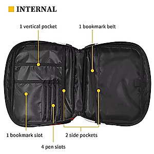 Rnyleeg Camouflage Bible Cover Bible Case for Women Girls Men Boy Carrying Book Case Church Bag Bible Protective Bag with Handle and Zippered Pocket