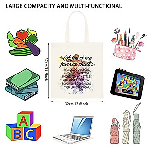 Broadway Musical Lover Gift A Few My Favorite Things Broadway Theater Fans Tote Bag (favorite things tote)