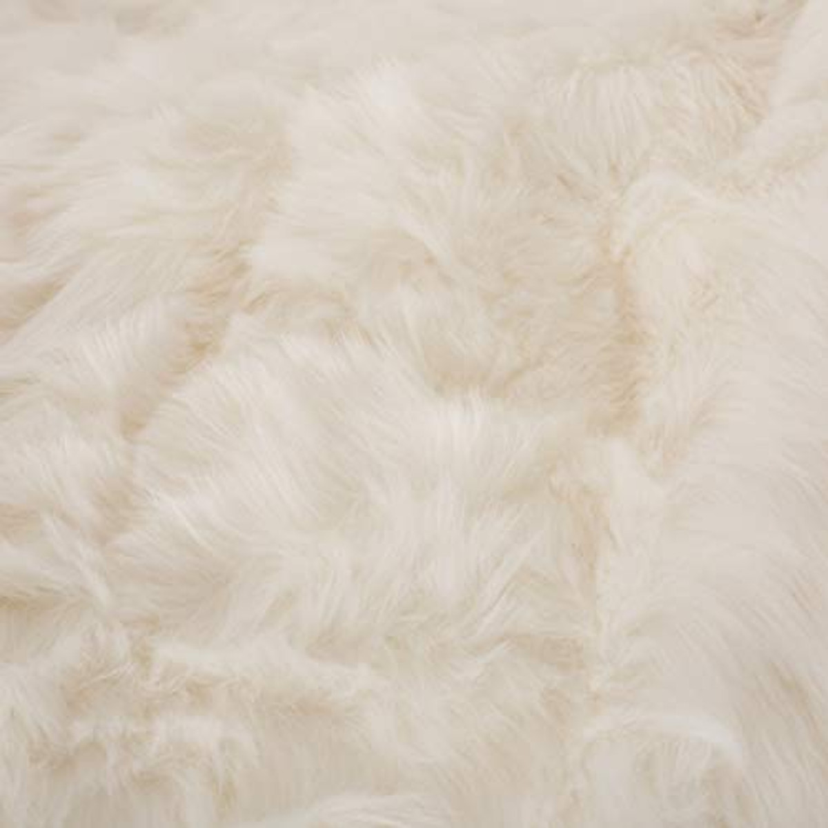 Christopher Knight Home Schley 5 Foot Bean Bag - Short Faux Fur - White