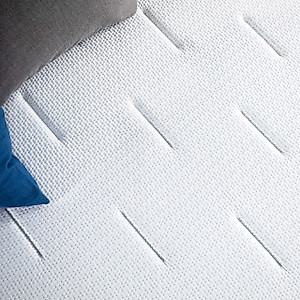 Mellow 10 Inch OLAF Gel Memory Foam Mattress with Cooling Fabric, Made in USA, CertiPUR-US Certified Foams, OEKO-TEX Certified Eco Cover, Quilted Comfort Top, Twin