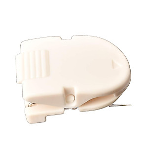 Mike Panel Cubicle Clip for Fabric Panels, Standard Size, 40-Sheet Capacity, Pack of 20, White