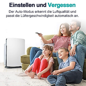 Alen BreatheSmart Classic H13 HEPA Air Purifier, Air Purifiers For Home Large Room w/ 1100 SqFt Coverage, Medical-Grade Air Cleaner for Smoke & Chemical, up to 12 Mos. Filter Life, Brushed Stainless